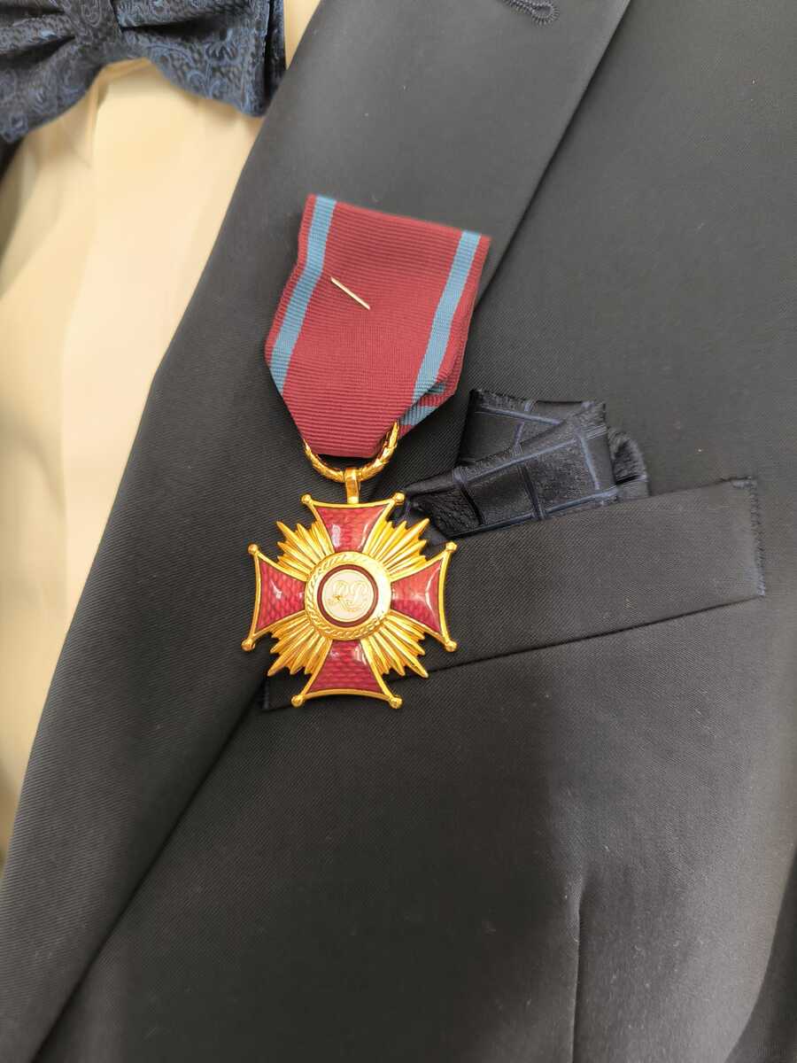 Historický ústav AV ČR - Roman Baron was awarded a Polish state decoration